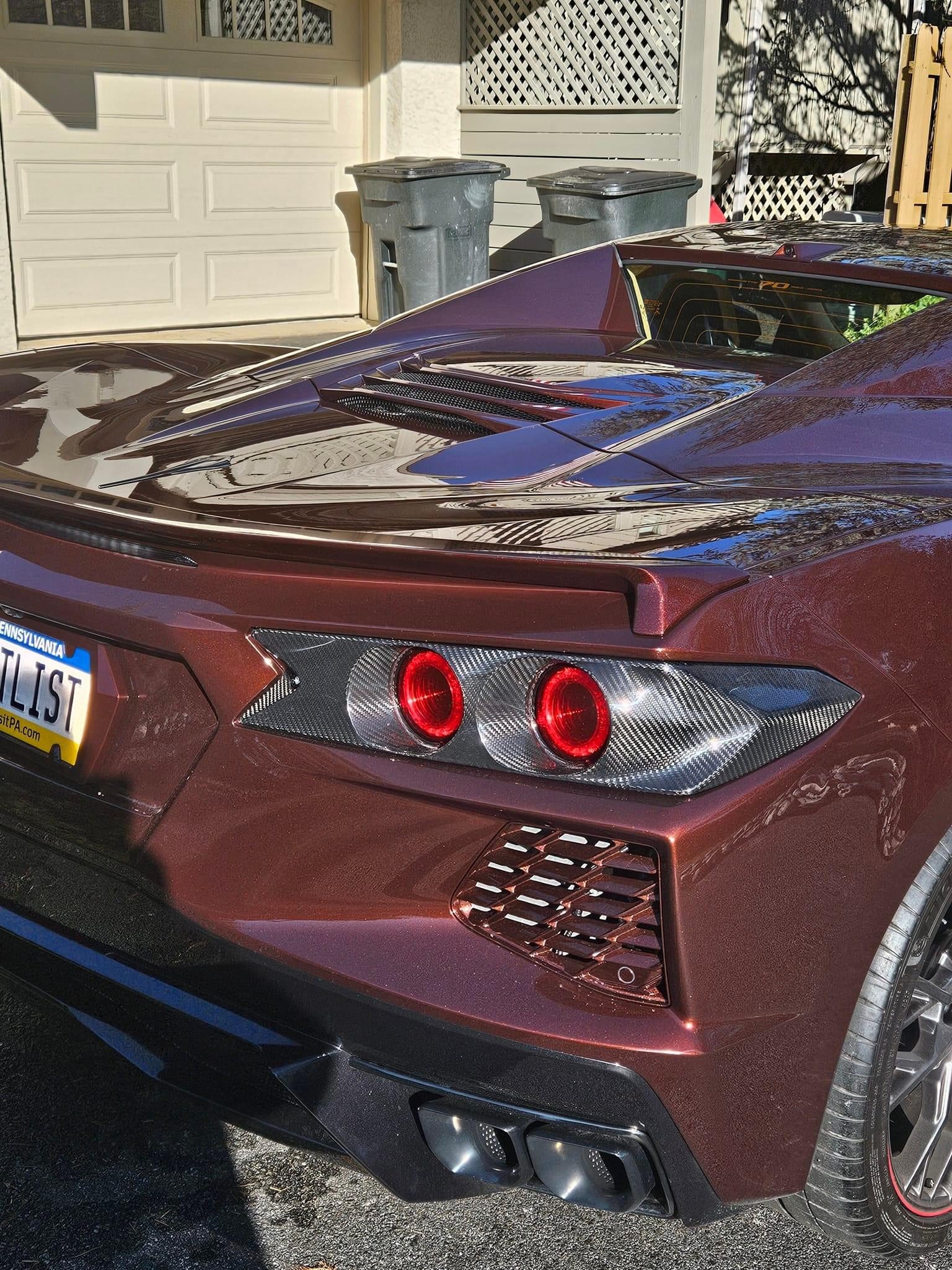 C8 Round Tail Lights – Competition Carbon