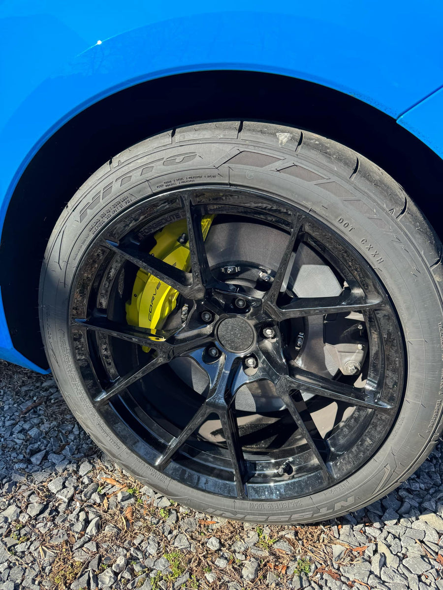 C8 Z06 iron disc brake to CCB replacement conversion. – Competition Carbon