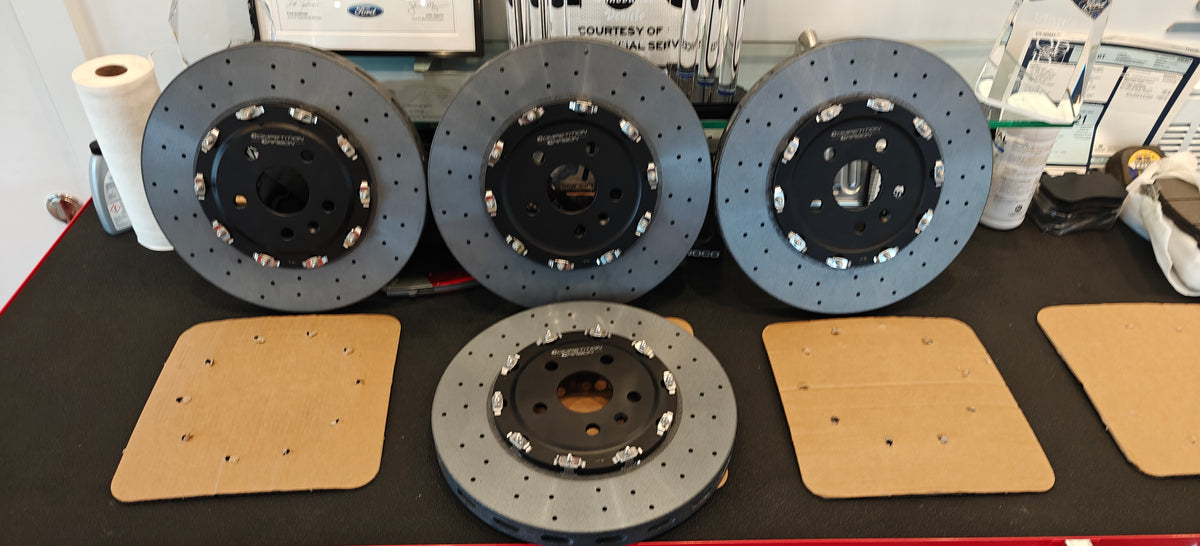 C8 Z06 iron disc brake to CCB replacement conversion. – Competition Carbon