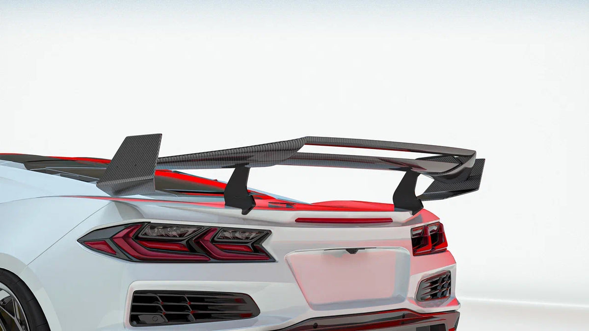 Corvette C8 Z06 Z07R Chassis Wing – Competition Carbon