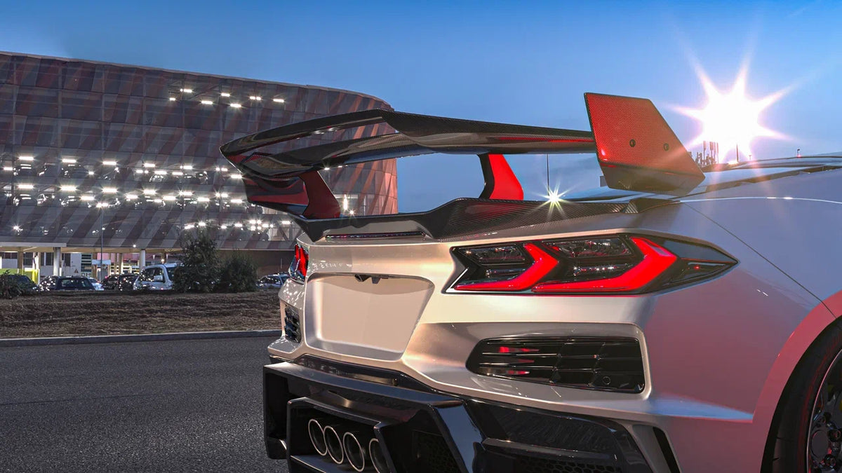 Corvette C8 Z06 Z07R Chassis Wing – Competition Carbon